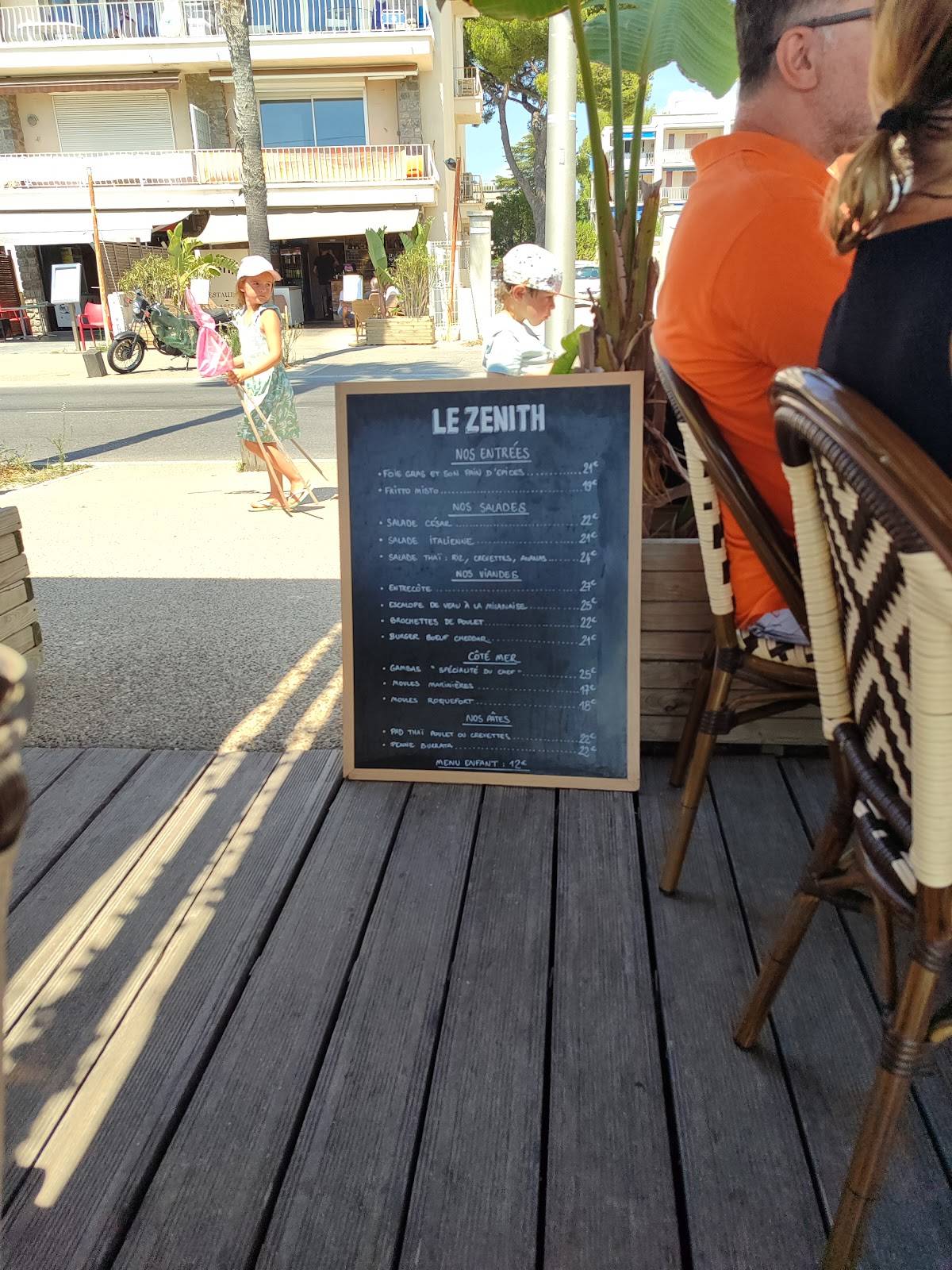 Menu au Le zenith pub et bar, La Ciotat
