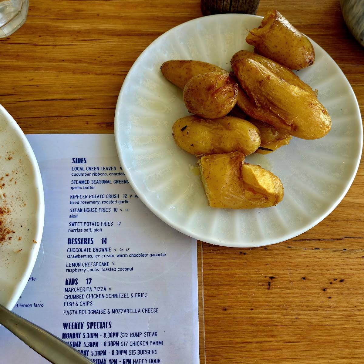 Menu at The Lennox Hotel restaurant, Lennox Head