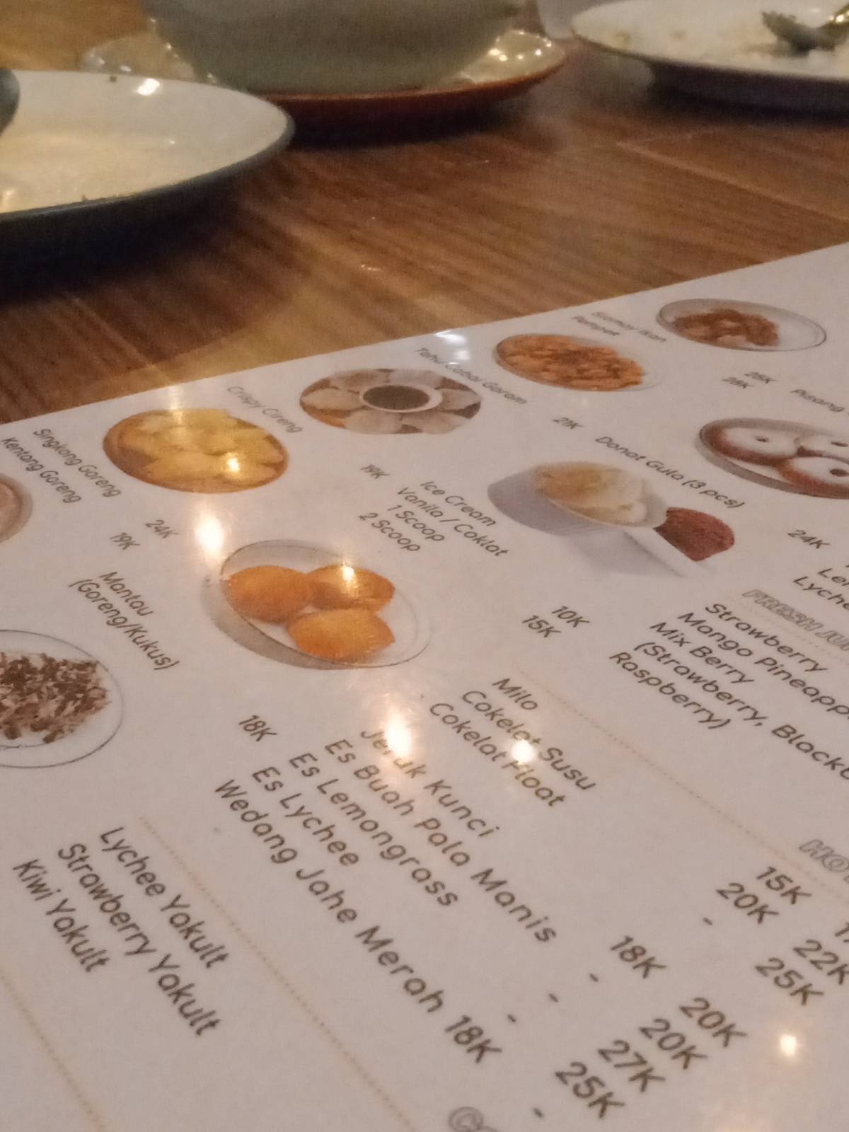 Menu at Lensa Cafe & Eatery, Suka Harja