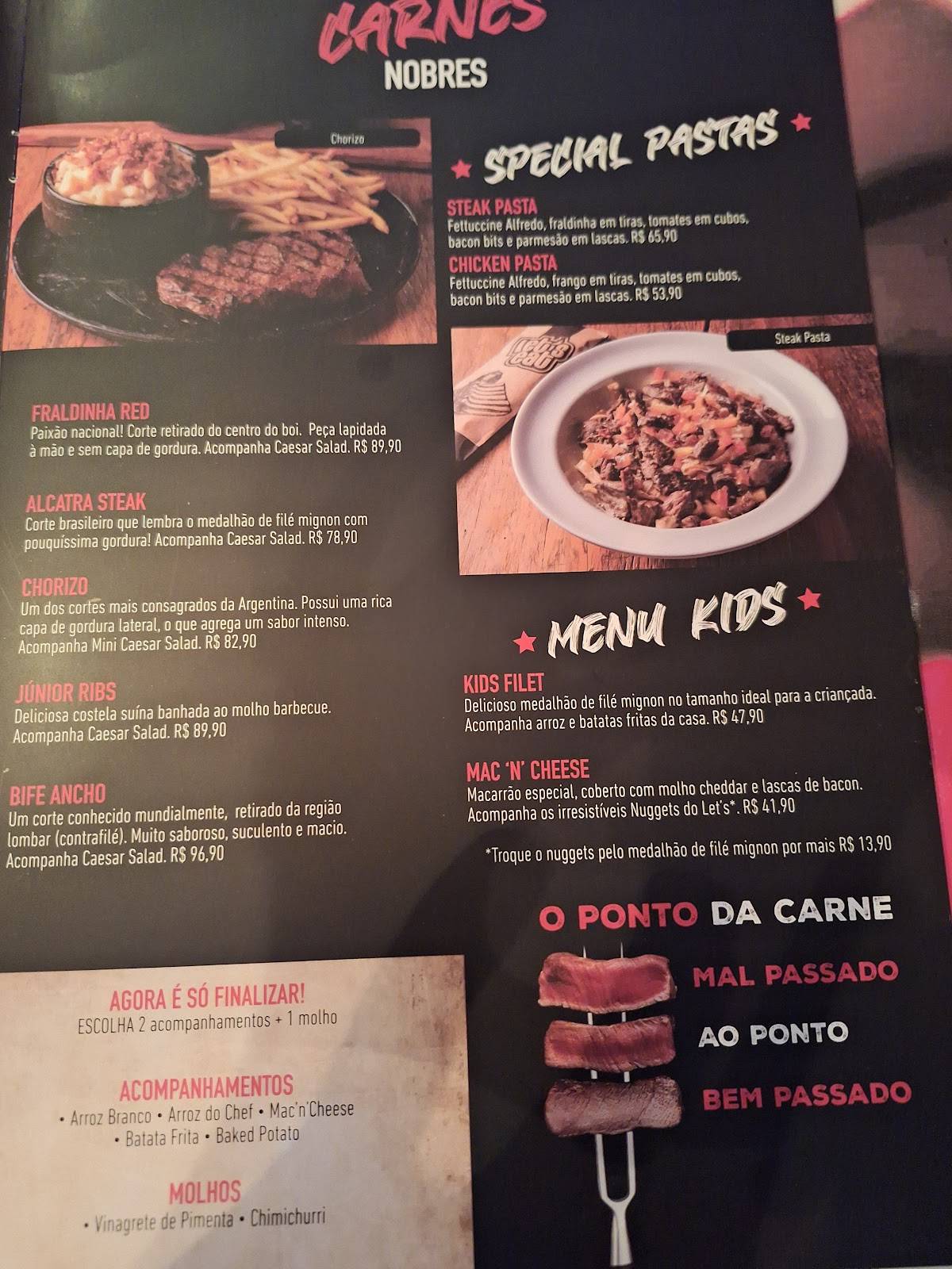 Menu em Let's Eat churrascaria, Piracicaba