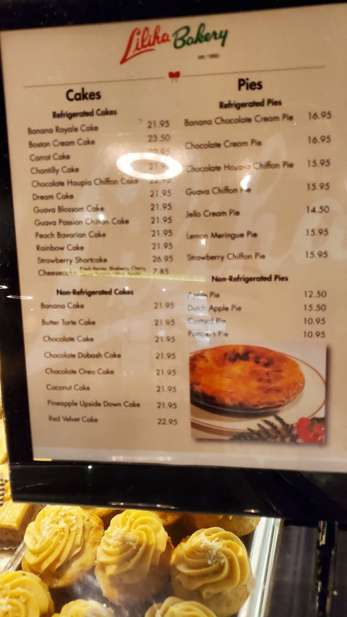Menu at Liliha Bakery Nimitz, Honolulu, 580 N Nimitz Hwy