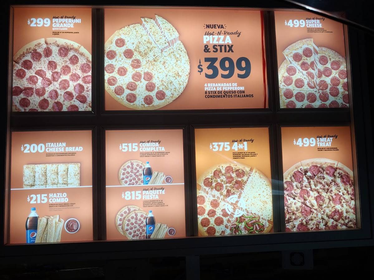 Menu at Little Caesars Pizza San Pedro restaurant, San Pedro De Macoris