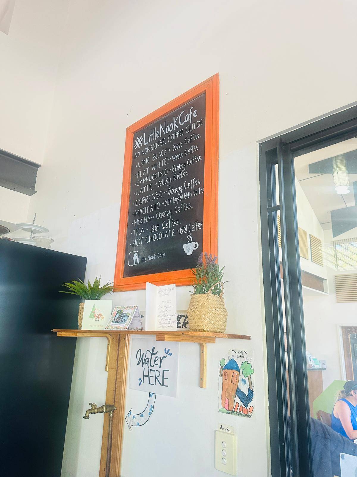 Menu at Little Nook Cafe, Darlington
