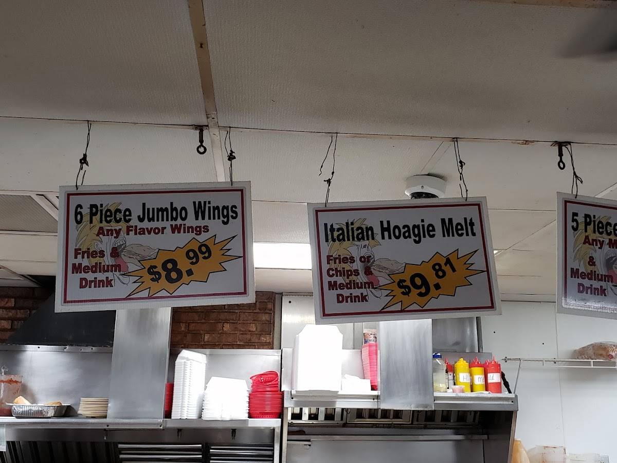 Menu at Little Phillies restaurant, Covington, Industrial Blvd D