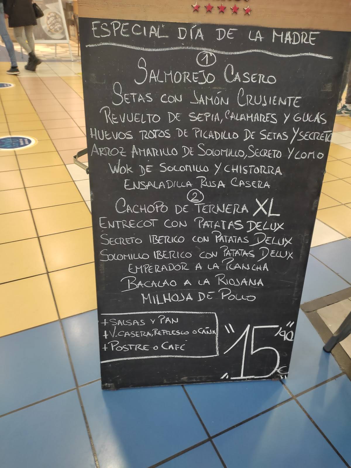 Carta del restaurante Lizarrán - Las Rosas, Madrid, Avda Guadalajara Nº 2