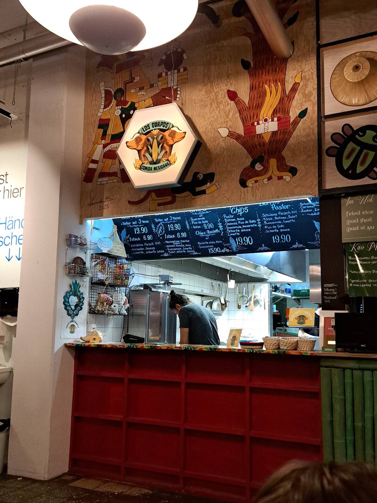 Menu at Los Guapos - Comida mexicana, Basel
