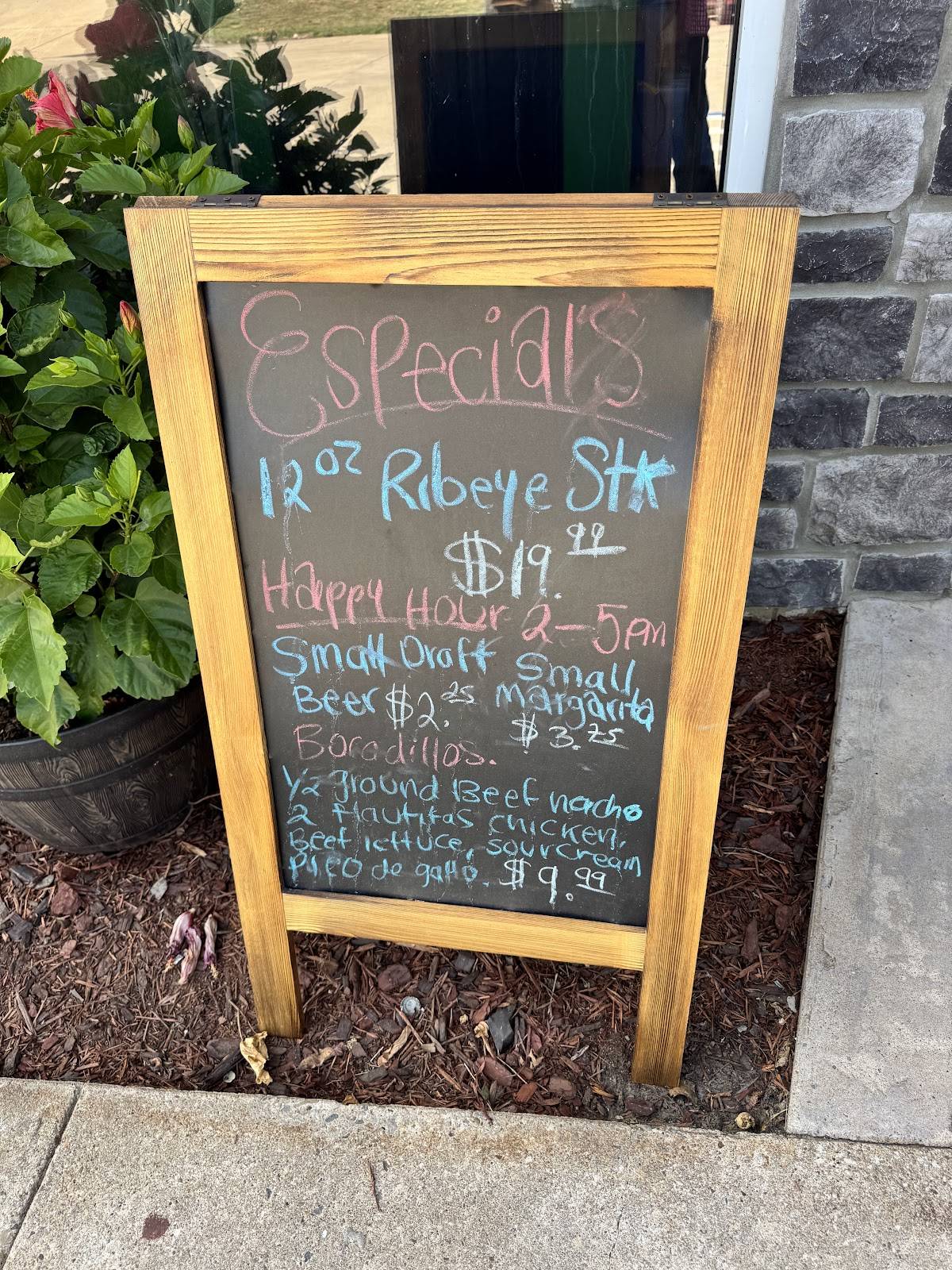 Menu at Los Locos Restaurant, Clinton