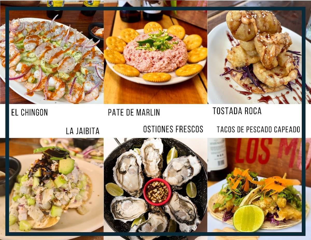 Carta del restaurante Los Morros Aldea Zama, Tulum