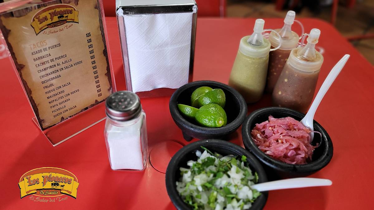 Carta del restaurante Tacos Los Pioneros, Saltillo, Carr. Monterrey ...