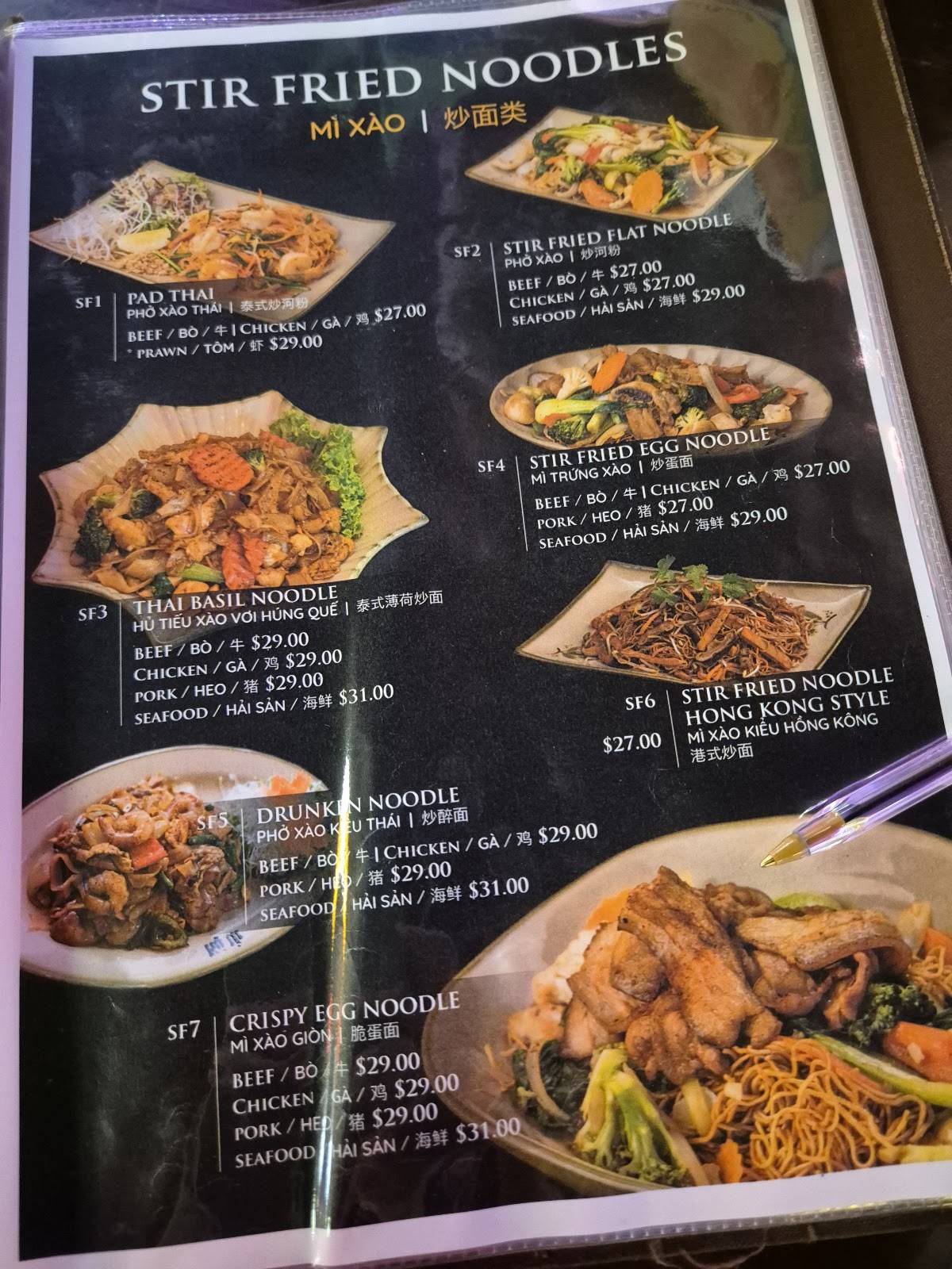 Menu at Love Asia Restaurant & Bar, Auckland