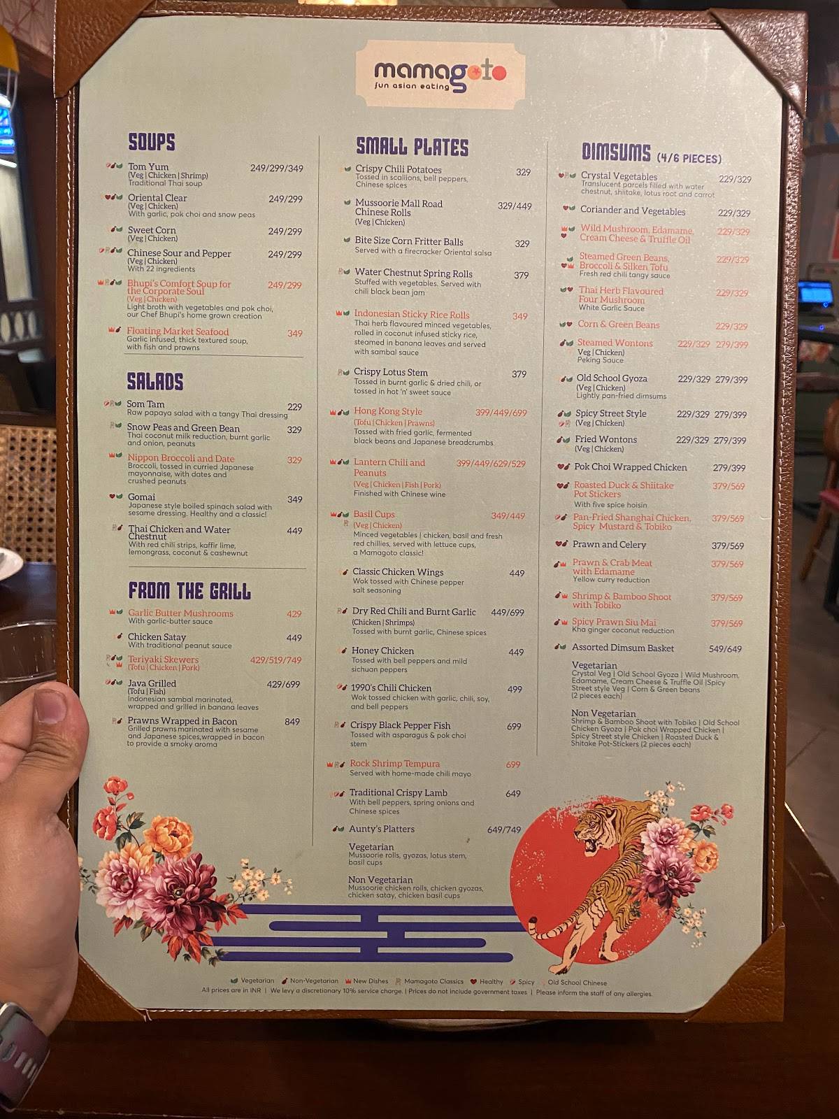 Menu at Mamagoto, Lucknow, RiverSide Mall