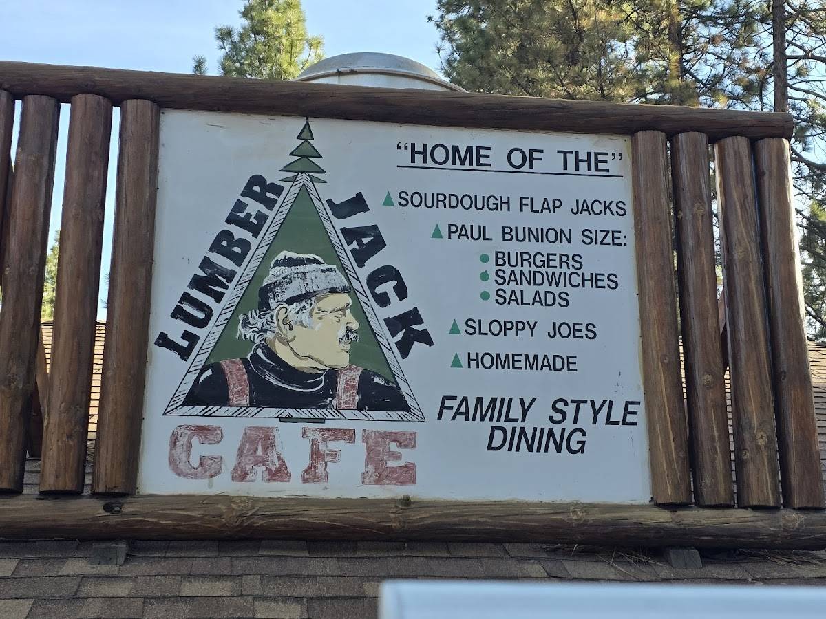 Carta de Lumberjack Cafe, Big Bear City
