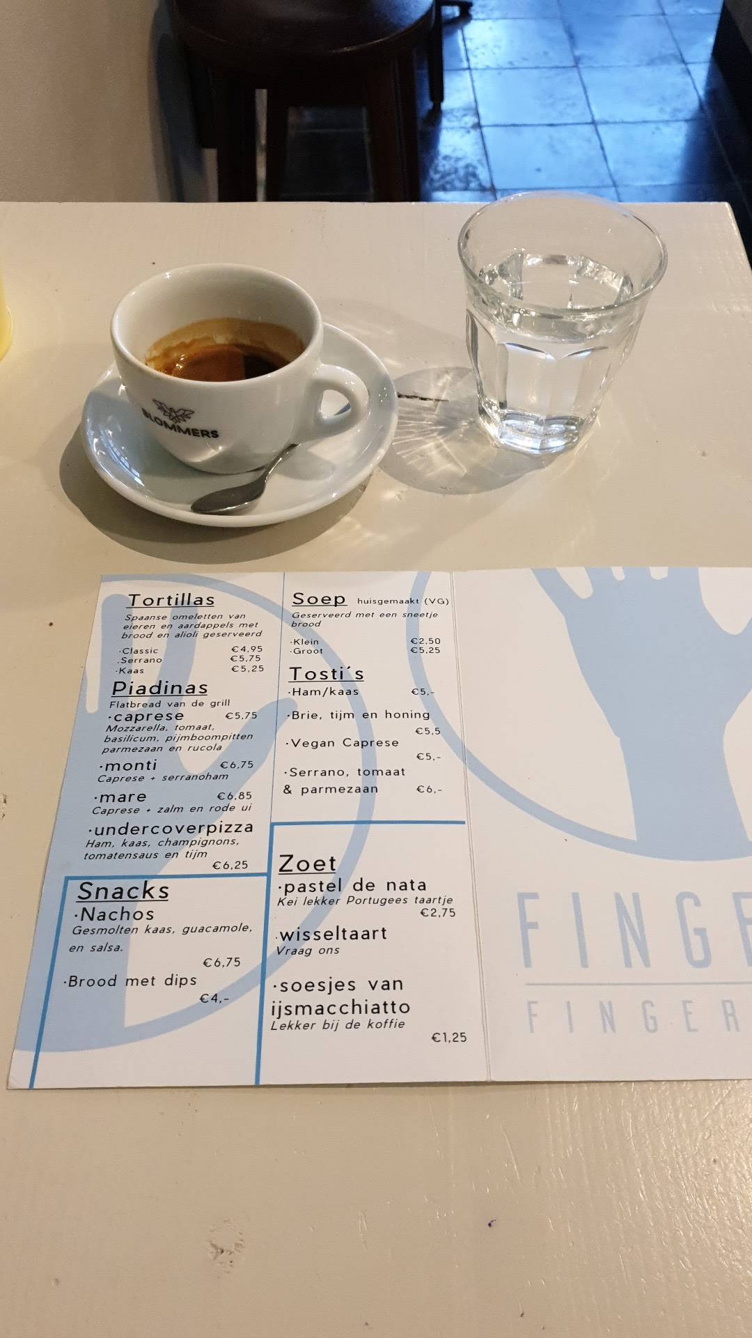Menu at Lume!, Nijmegen