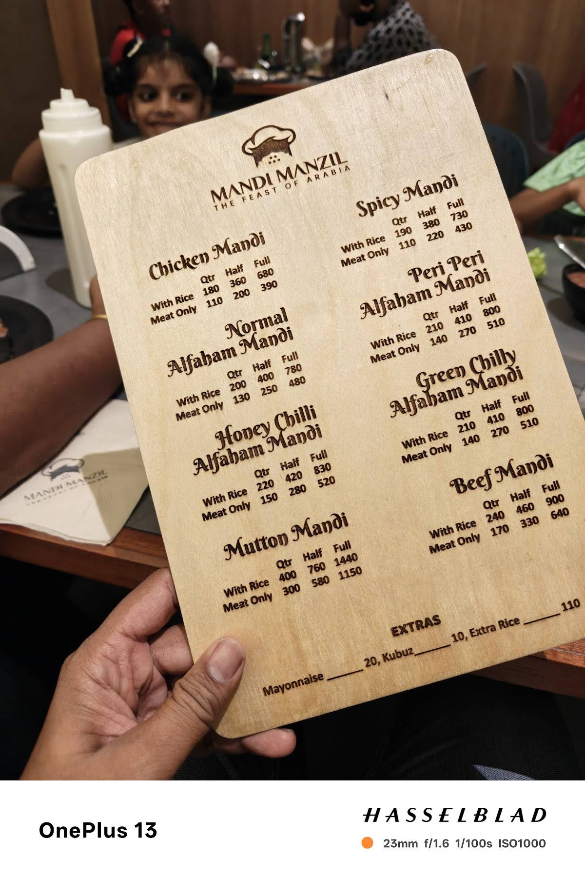 Menu at MANDI MANZIL, Kazhakkoottam