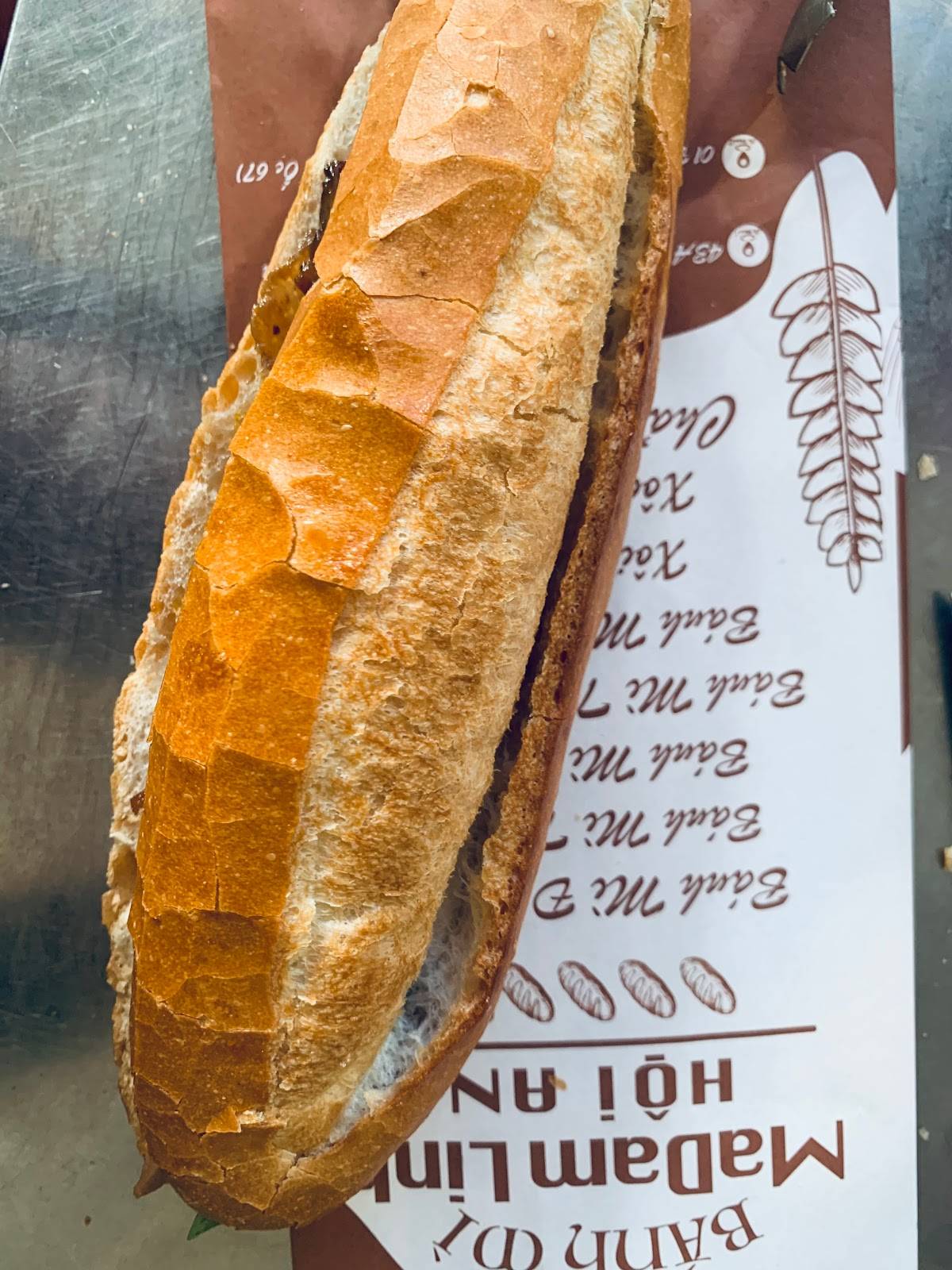 Menu at MaDam Linh - Bánh mì Đặc Sản Hội An -Phạm Văn Xảo, Ho Chi Minh City