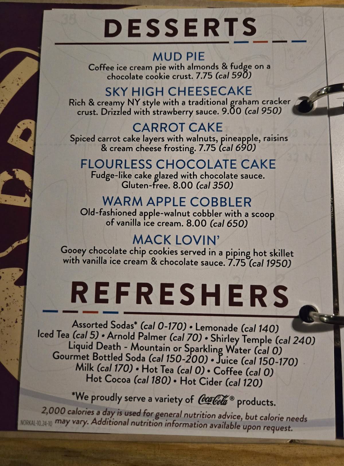 Menu at MacKenzie River Pizza, Grill & Pub, Kalispell