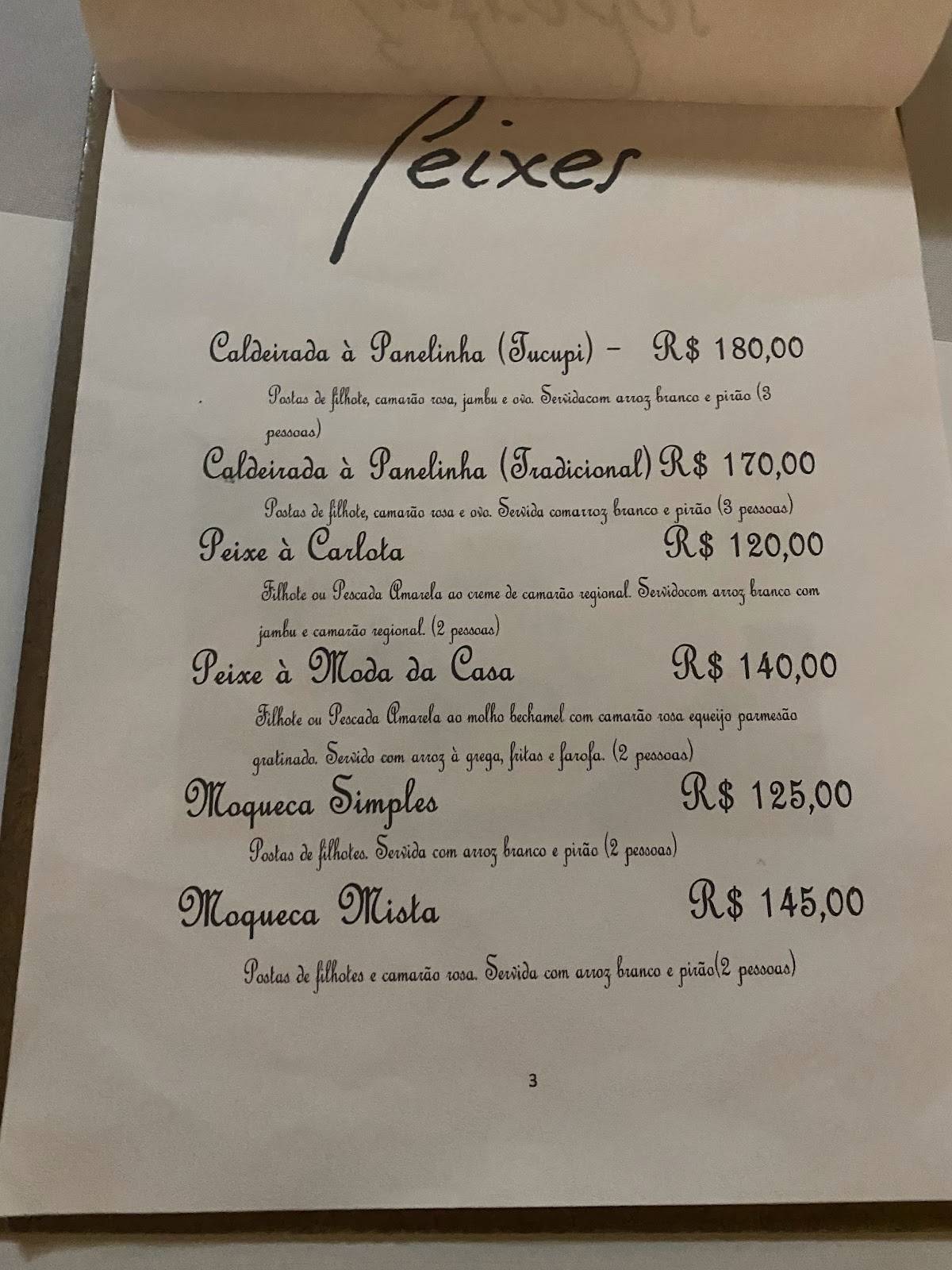 Menu em Restaurante Panelinha Restô Amapá, Macapá, R. Eliezer Levy