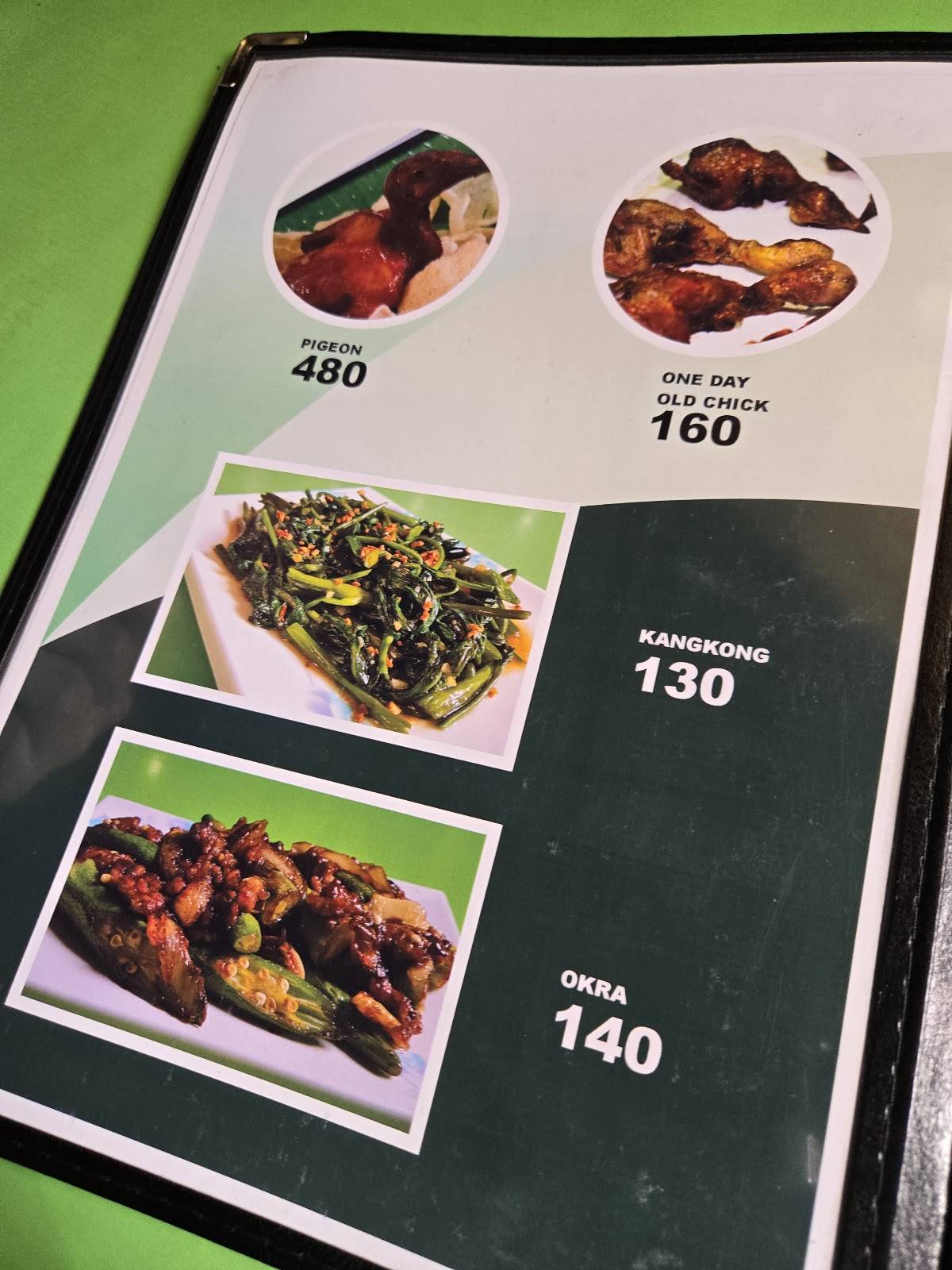 Menu at Maco Manok restaurant, Cebu City, 8WV7+7CF