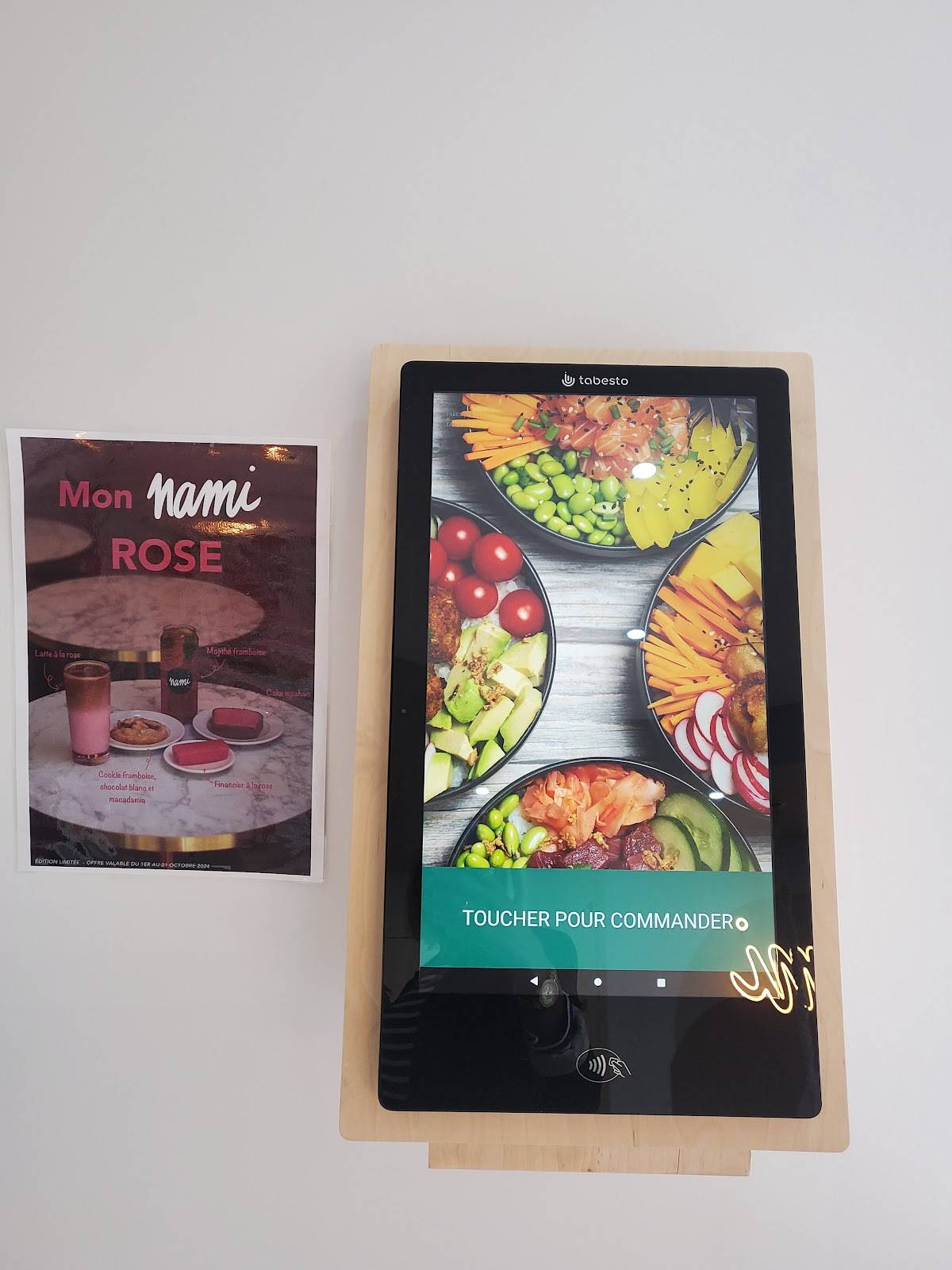 Menu at Maison Nami cafe, Châtillon