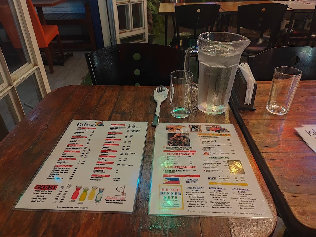Menu at LOBO Filipino Tavern pub & bar, Makati