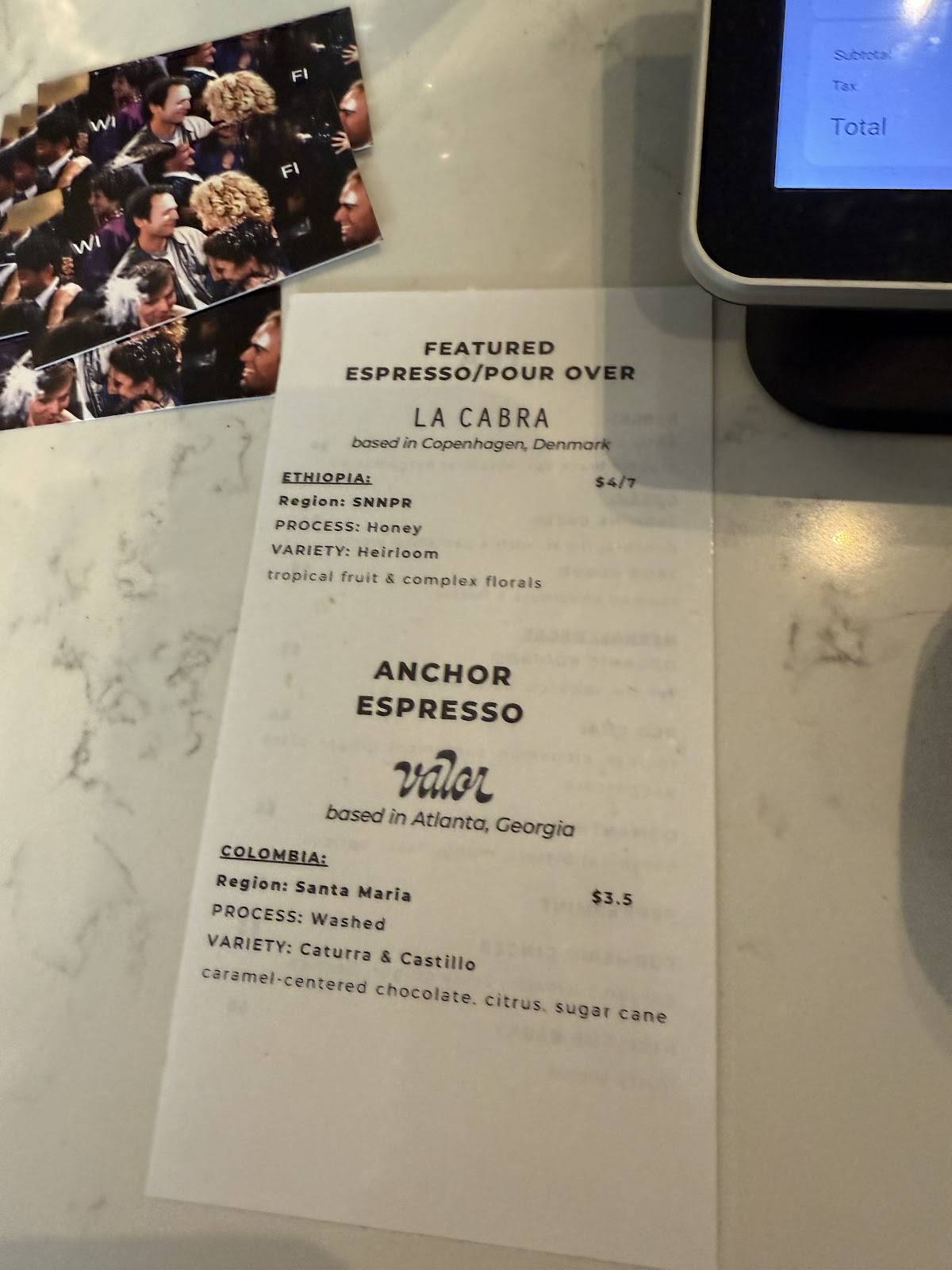 Menu at Maker's Cafe & Espresso Bar, Pensacola