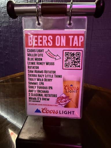 Menu at Mama G's pub & bar, Maple Grove, County Rd 101