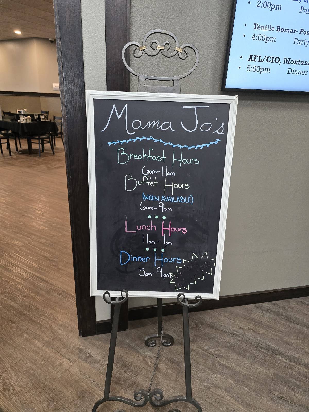 Menu at Mama Jo's pub & bar, Billings