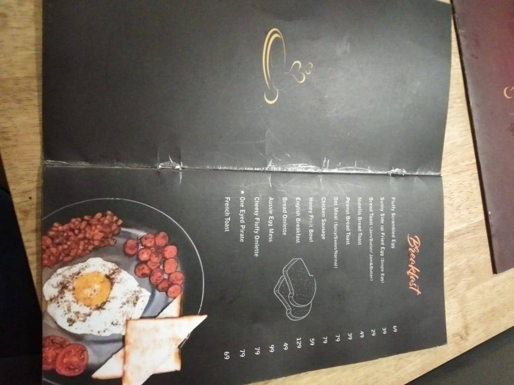 Menu at The Kaffeine Hub, Mangaluru, Jhanvi Plaza