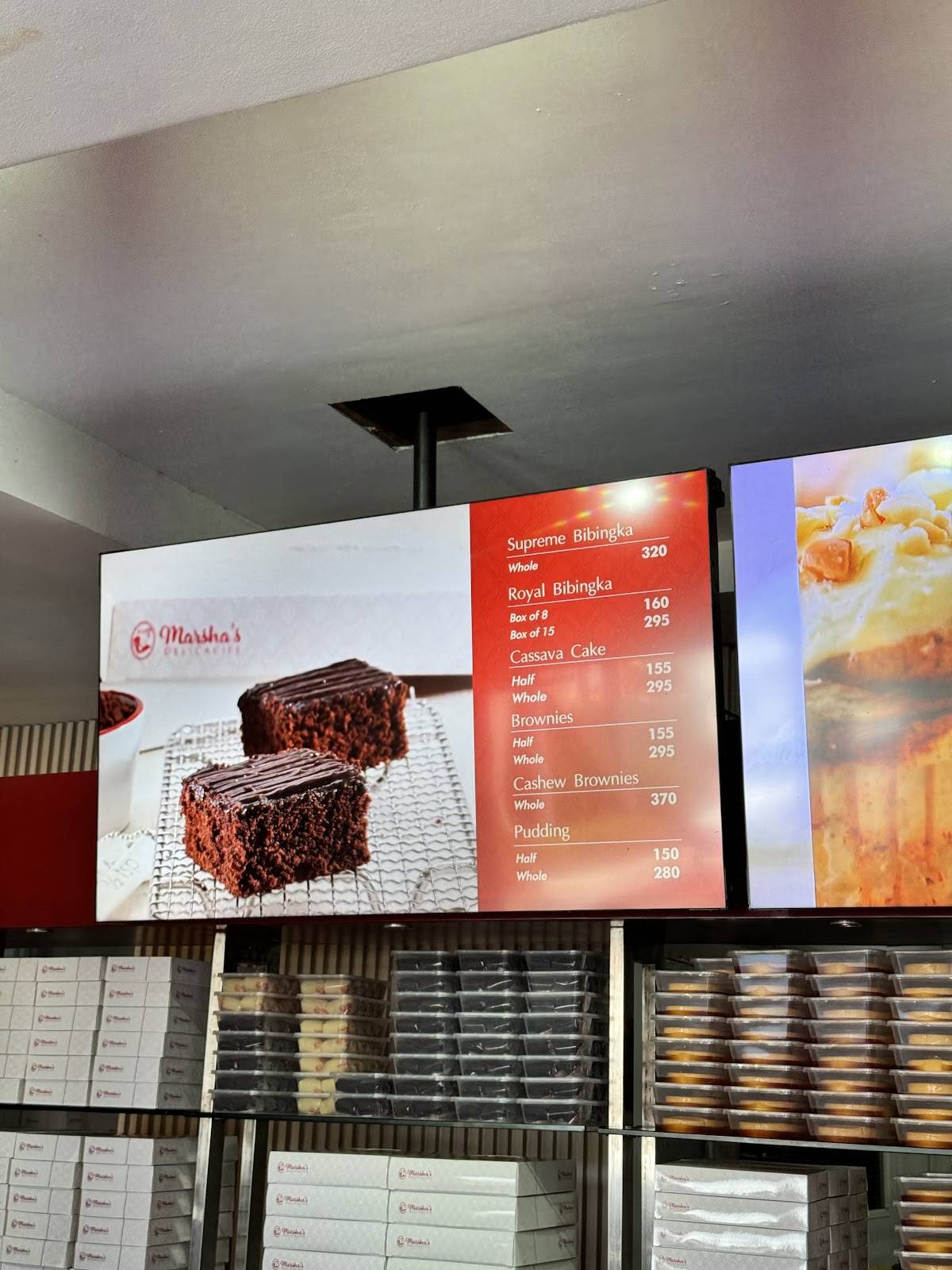 Menu at Marsha's Delicacies cafe, Bantay, HCQ9+R9G