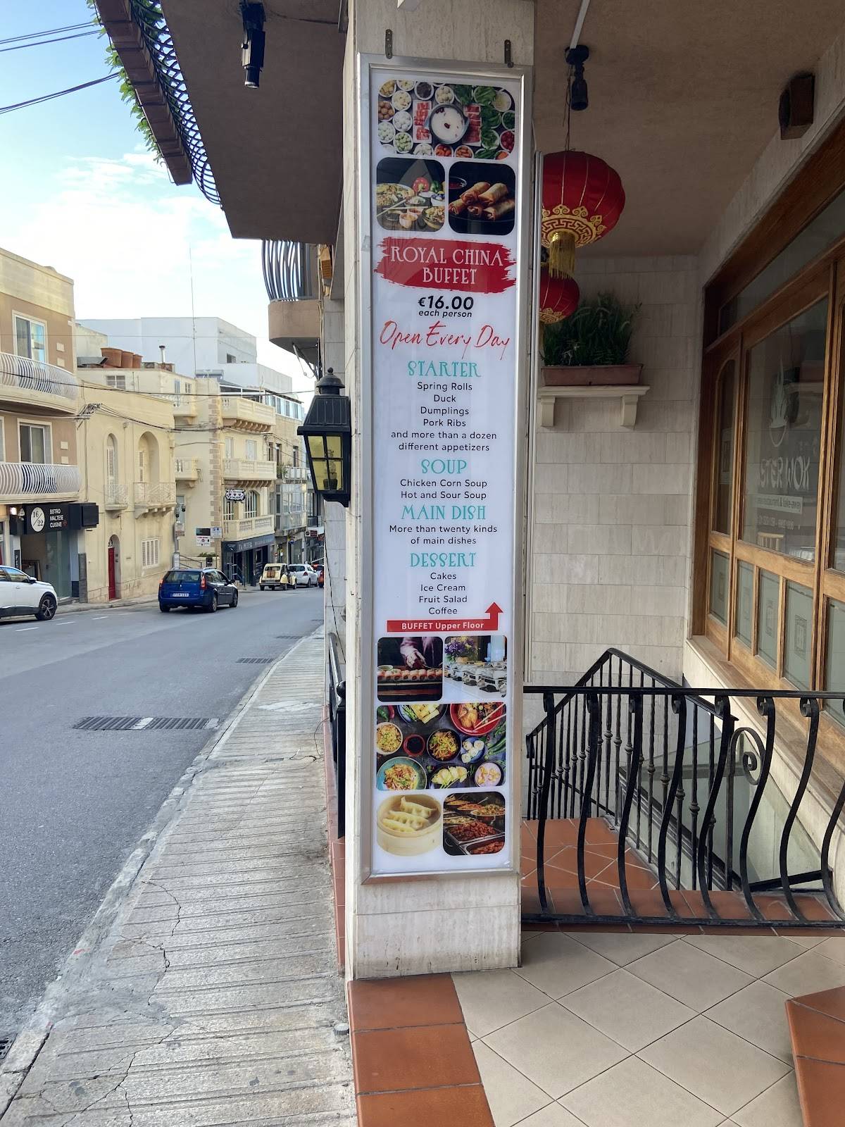 Menu at Master Wok restaurant, Mellieha