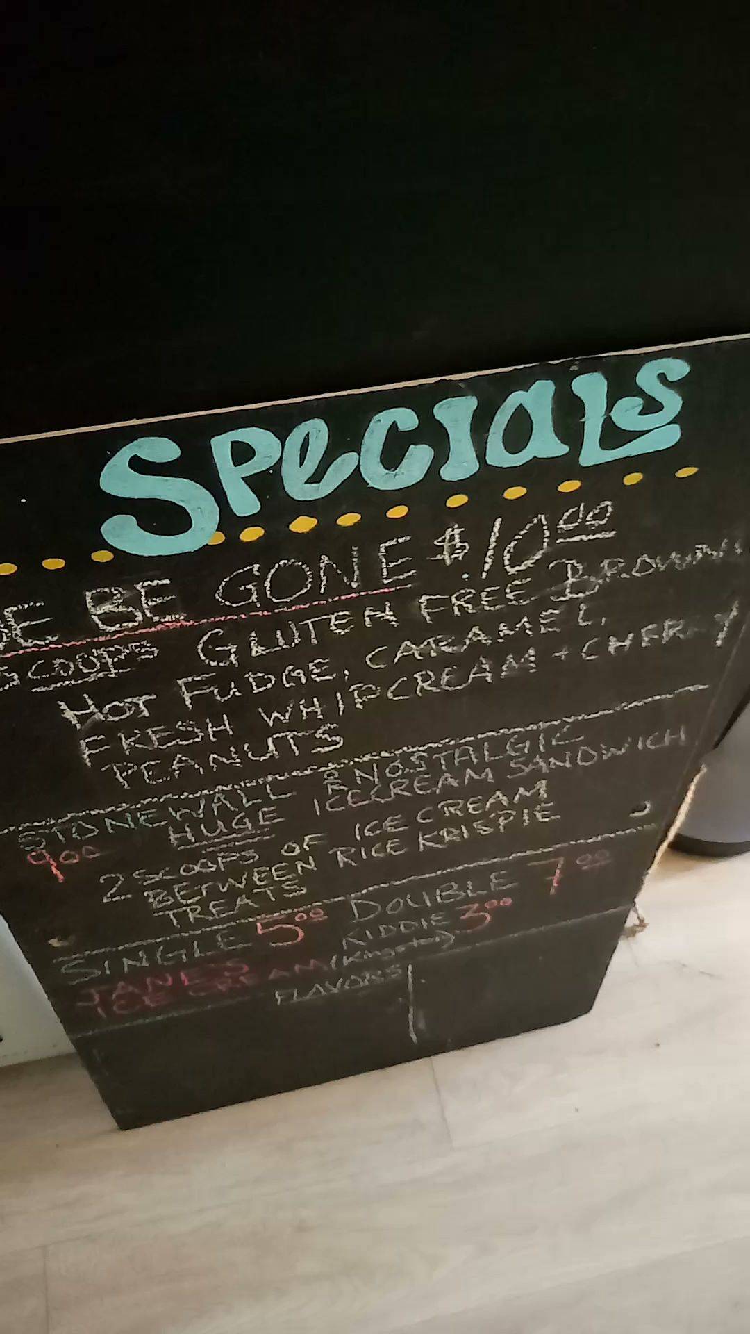 Menu at Mermaid Cafe, Catskill
