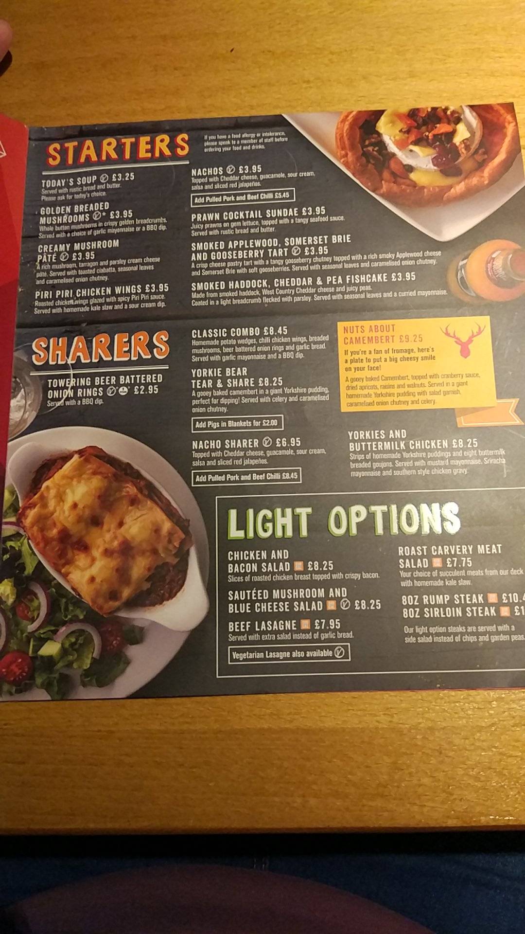 Menu at Mermaid pub & bar, Ipswich