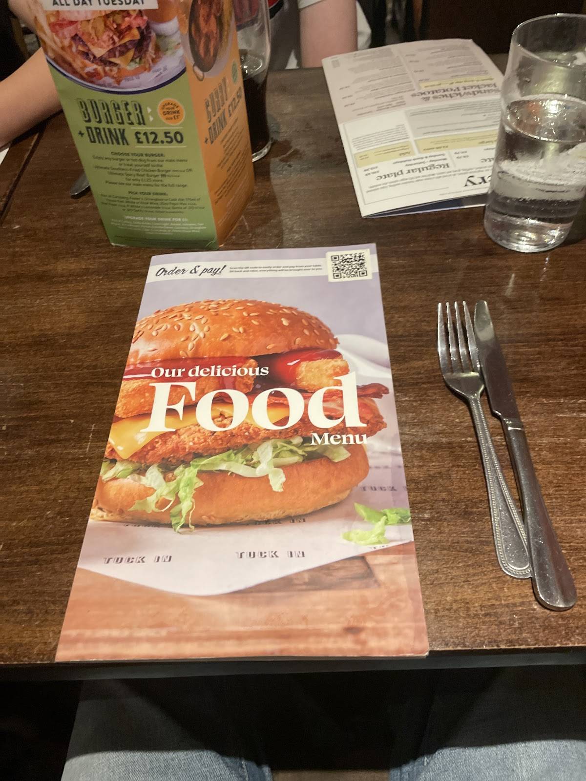 Menu at Mermaid pub & bar, Ipswich