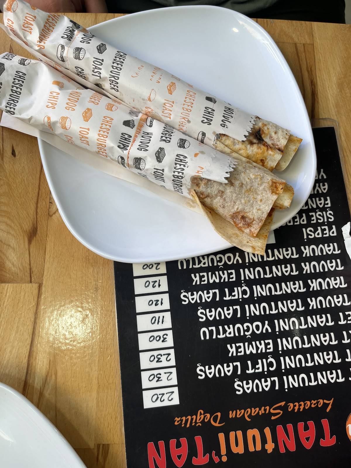 Speisekarte von Mersin tantuni restaurant, Yenişehir Mahallesi ...