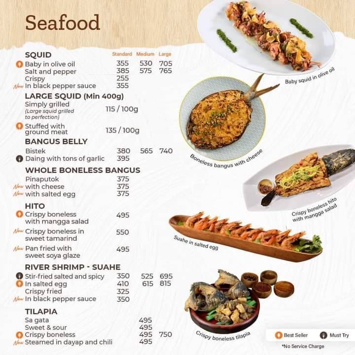 Menu at Mesa SM City Lucena restaurant, Lucena, WJRF+H94 SM