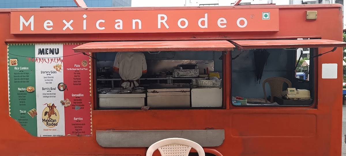 Menu at Mexican Rodeo Truck, Surat, opposite IBC