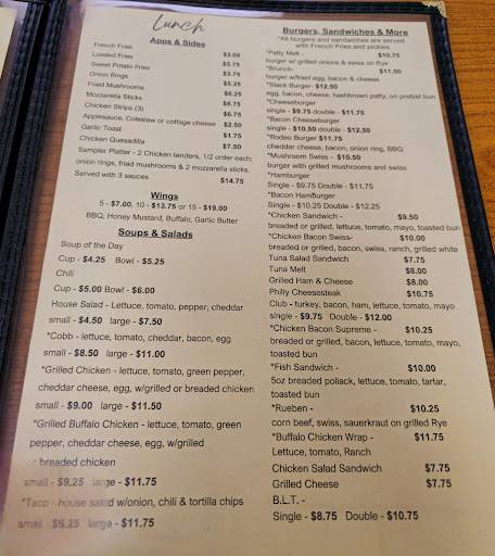 Menu at Middlefield Cafe & Diner, Middlefield