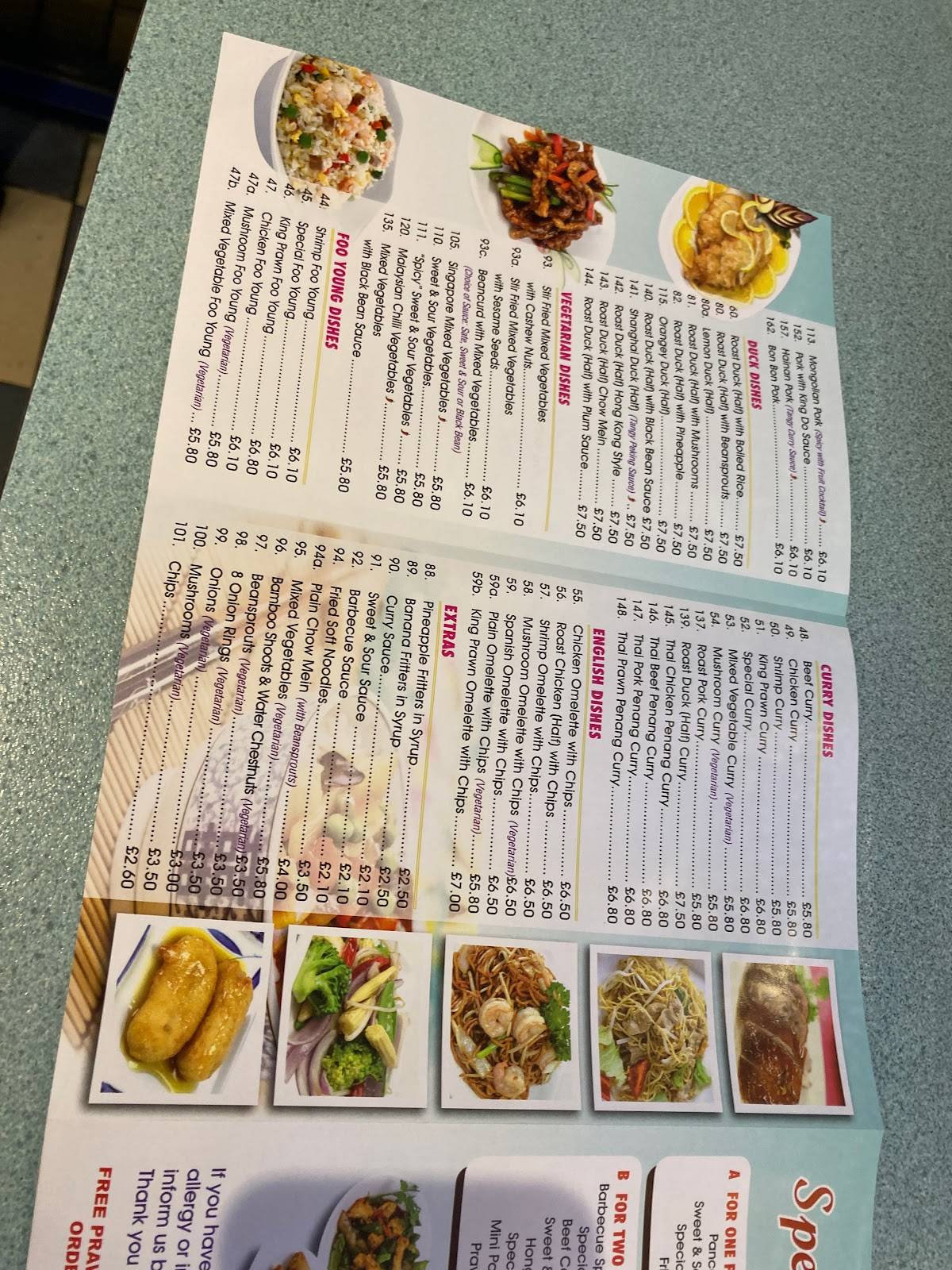 Menu at Millennium House fast food, Ilfracombe