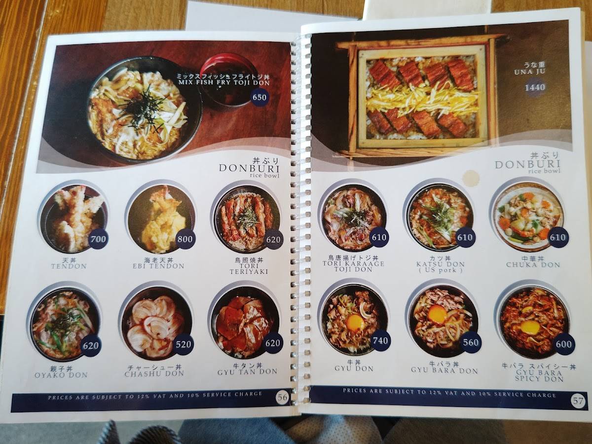 Menu at Miyazaki Japanese Restaurant, Muntinlupa, C2FG+CQF