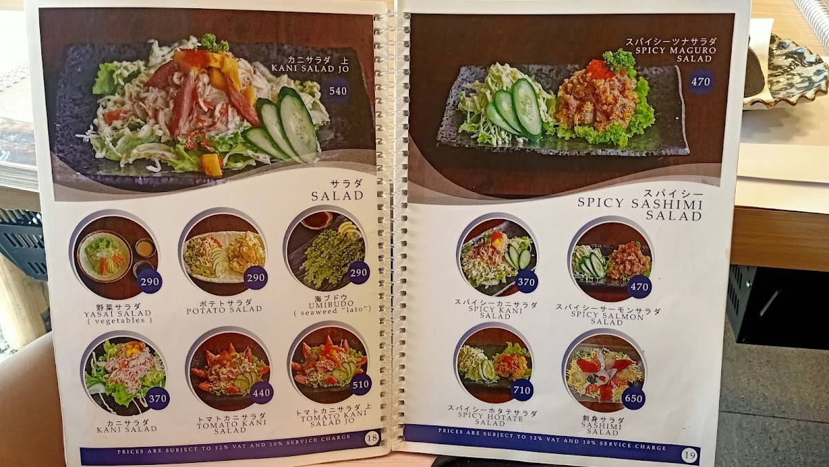 Menu at Miyazaki Japanese Restaurant, Muntinlupa, C2FG+CQF