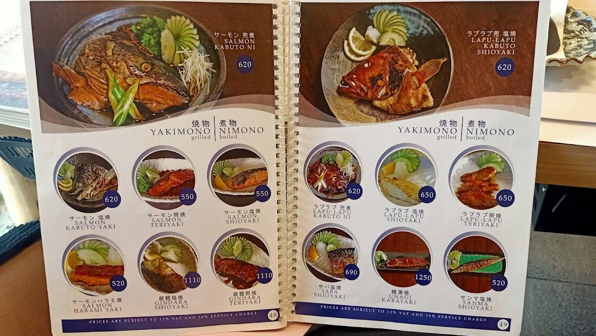 Menu at Miyazaki Japanese Restaurant, Muntinlupa, C2FG+CQF