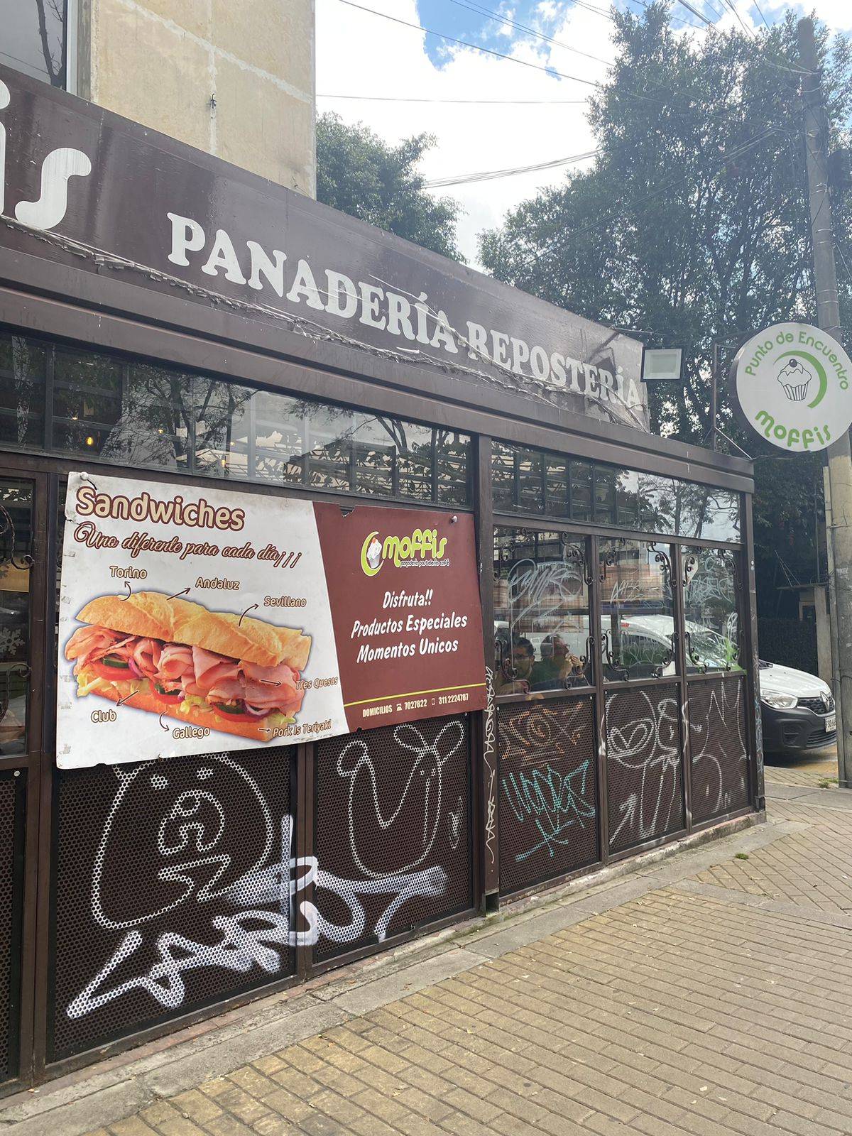 Carta de Moffis Panadería Pastelería Café, Bogotá
