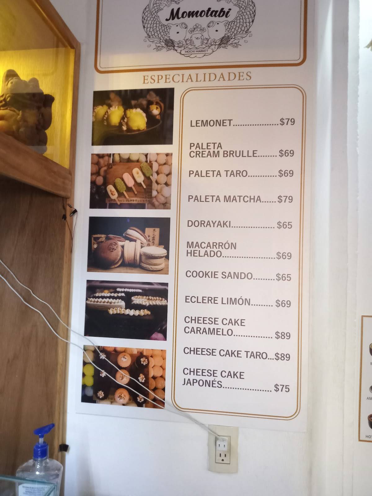 Carta del restaurante Momotabi Mochi Market, Guadalajara, Av. Ignacio L ...