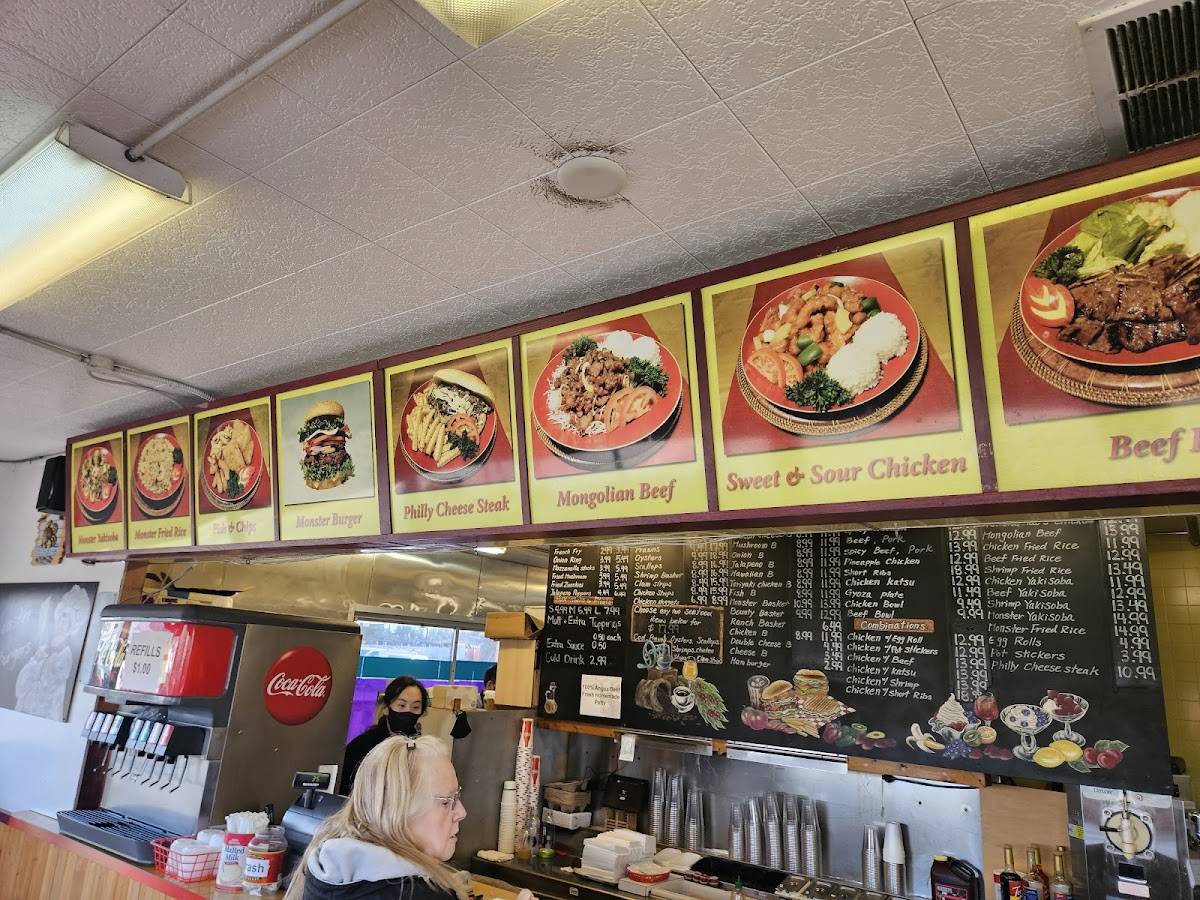Monster Burgers Tacoma Menu