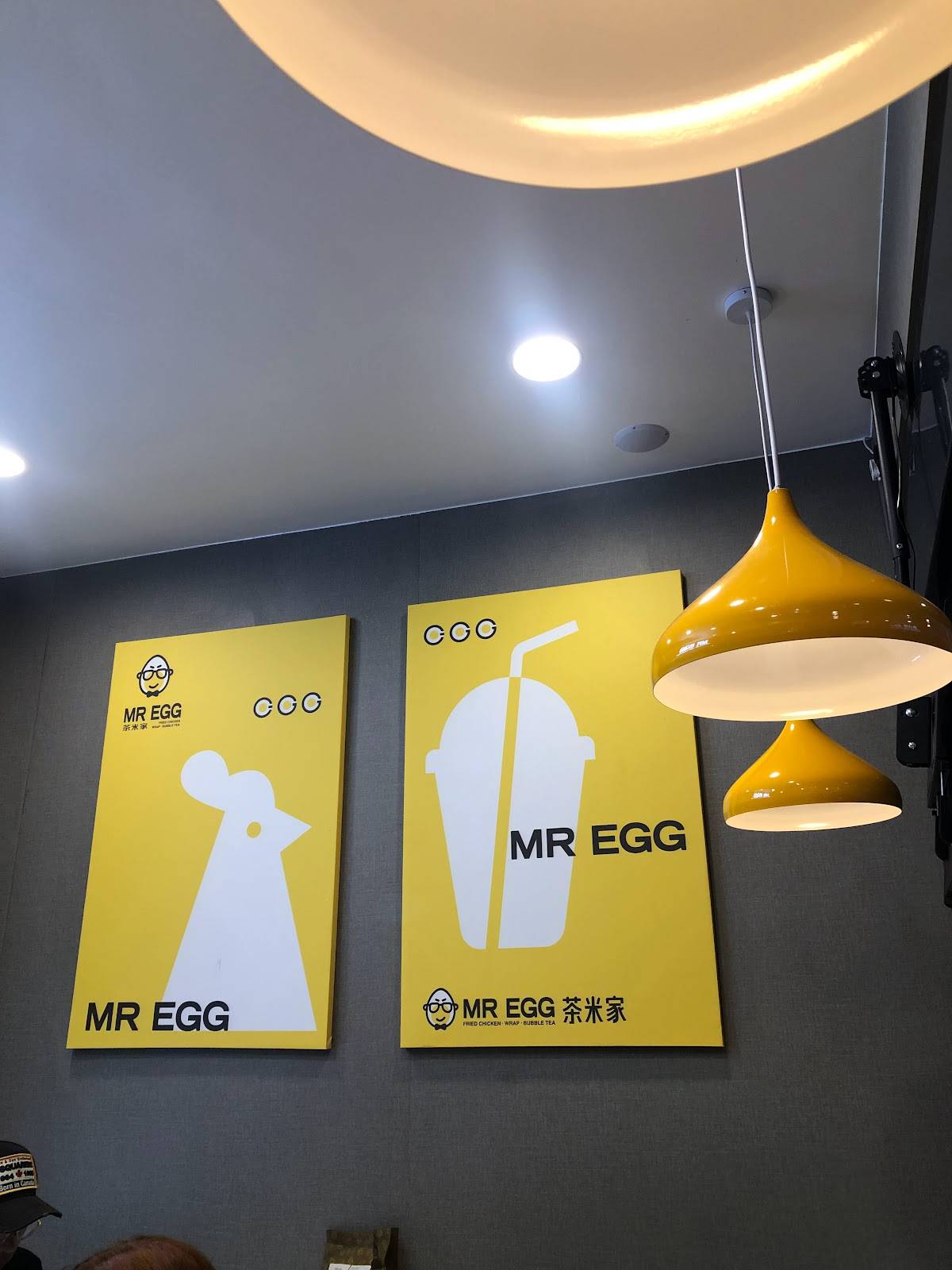 Menu at Mr Egg fast food, Birmingham, 24 Hurst St