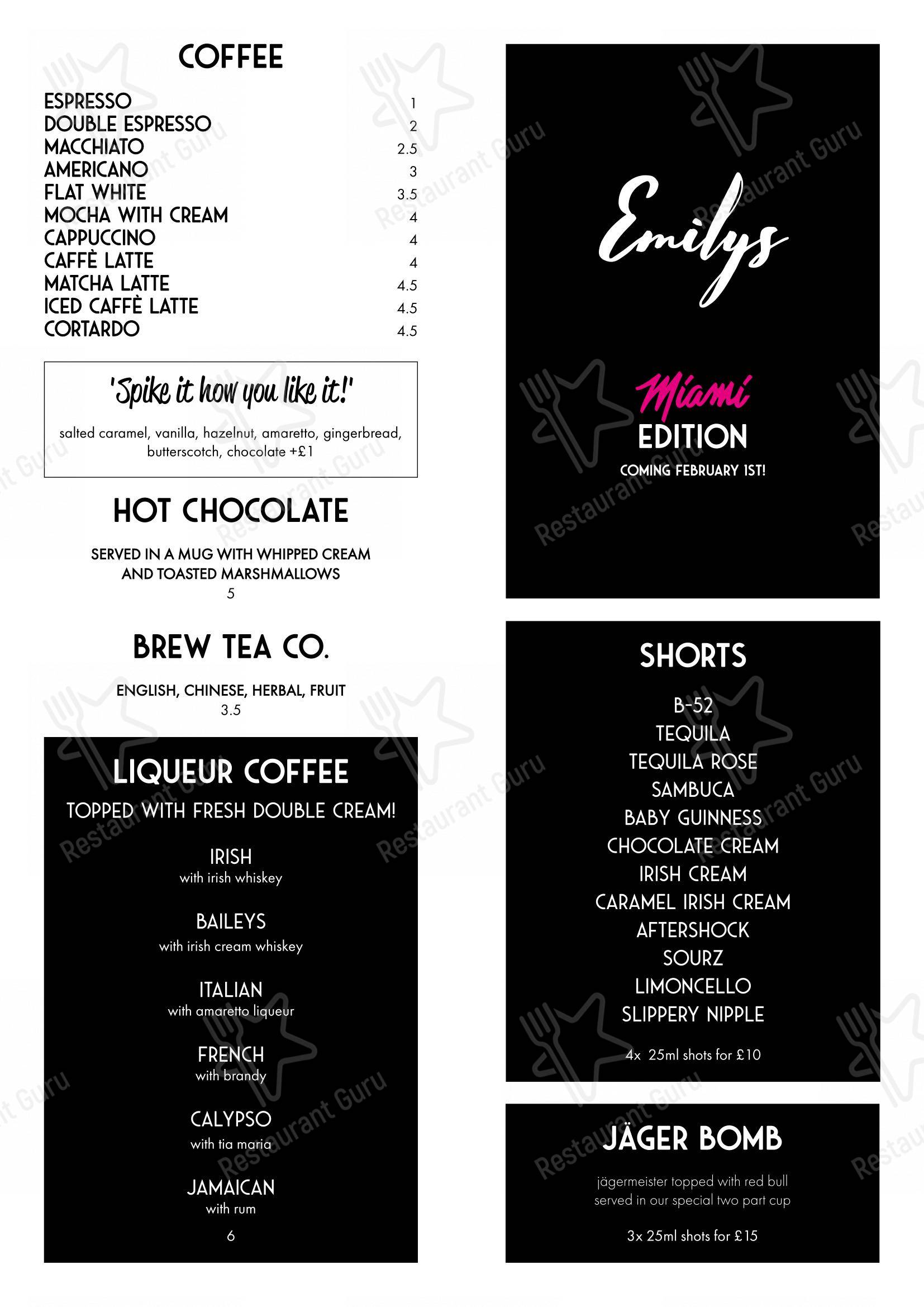 Menu at Mr Lau's restaurant, Warrington