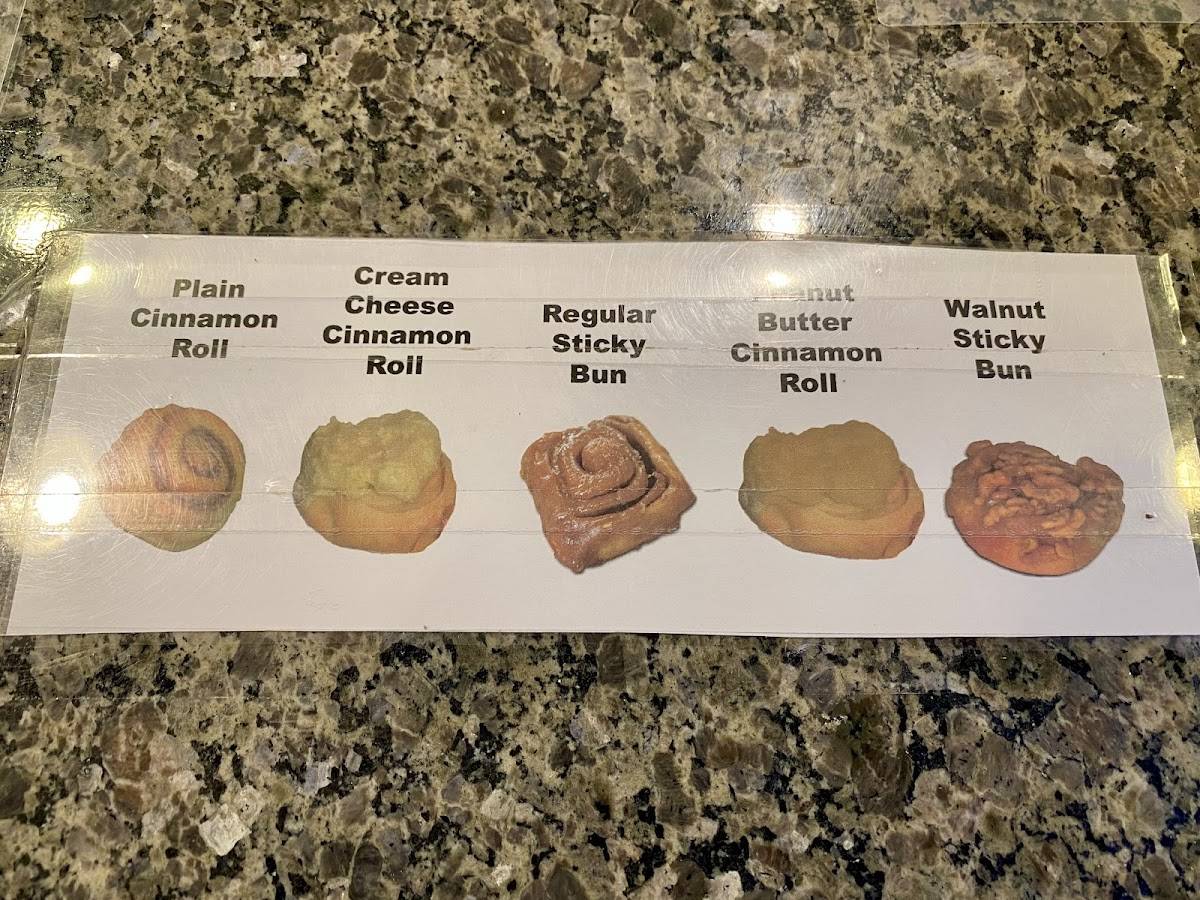 Menu at Mr. Sticky’s desserts, Williamsport