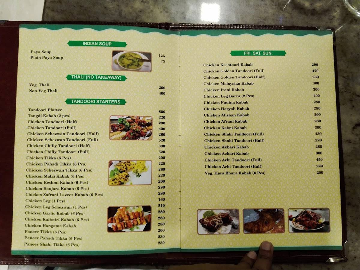 Menu at New Airport Restaurant, Mumbai, Noori Baugh