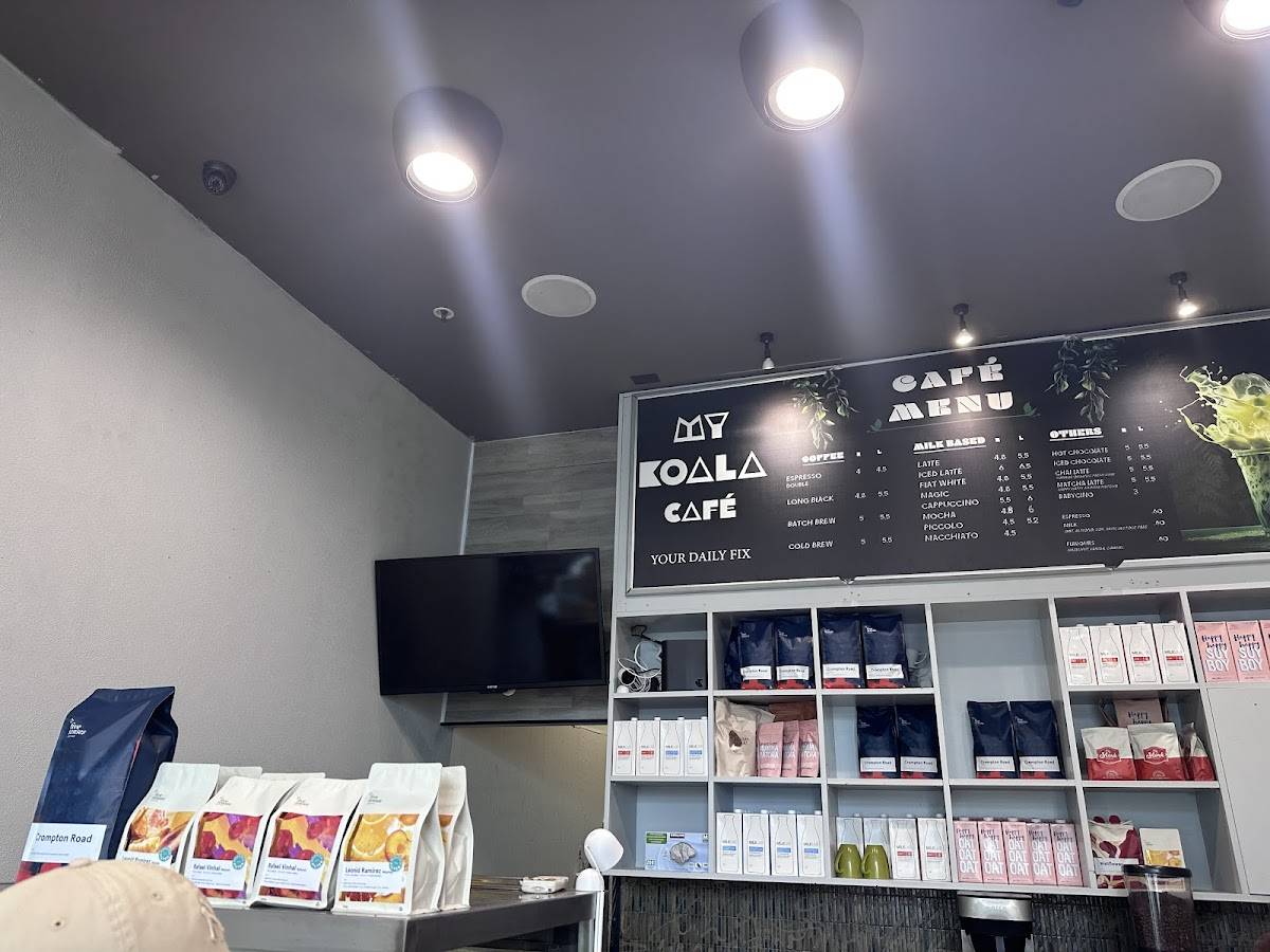 Menu at My Koala Cafe, Docklands, 2/198 Harbour Esplanade