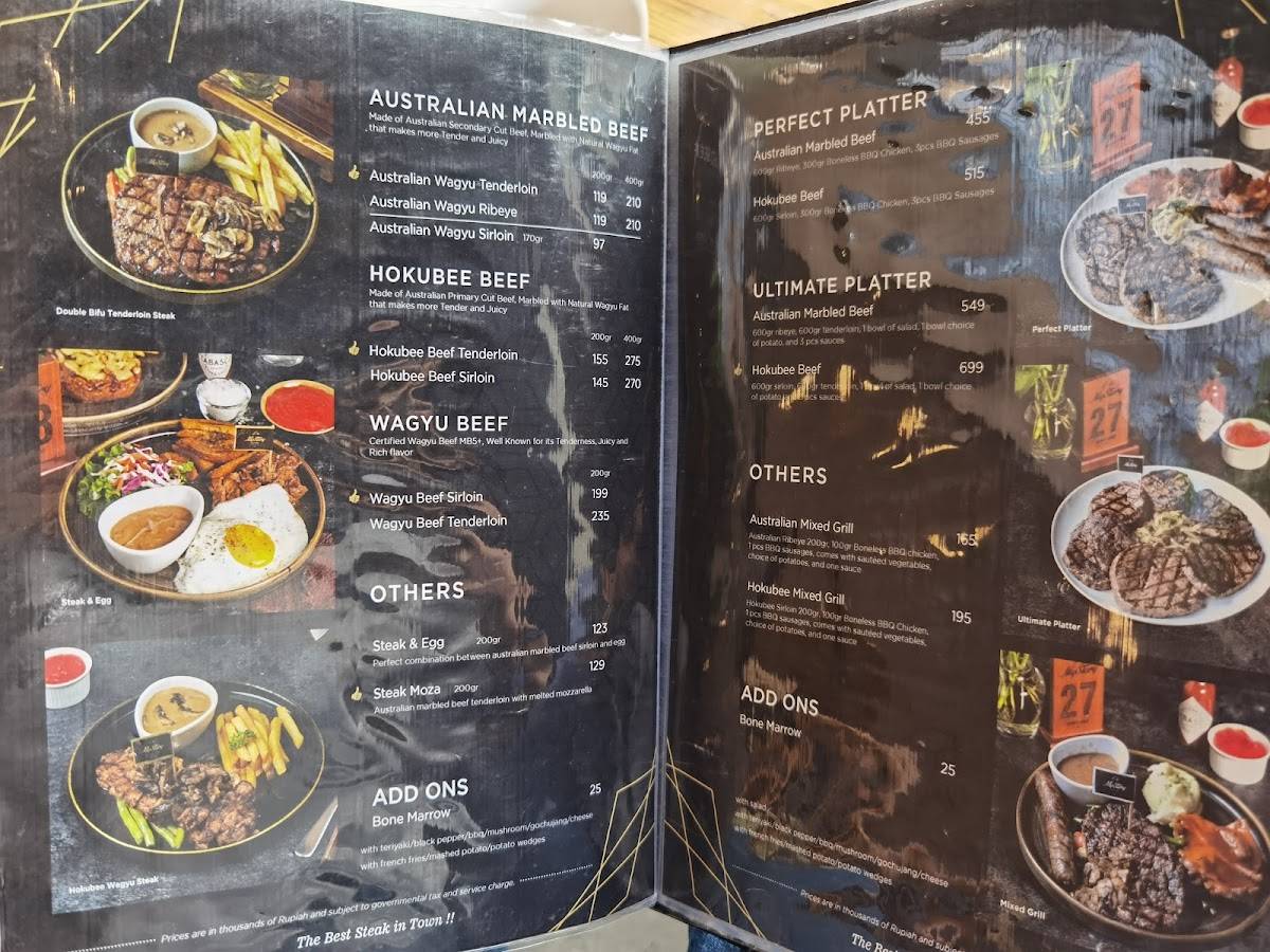 Menu at My Story Steak & Eatery Citraland restaurant, Surabaya
